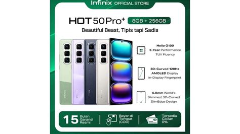 Review Infinix HOT 50 Pro Plus HP Layar Lengkung Harga Rp 2 Jutaan