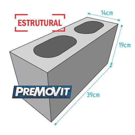 Bloco De Cimento Estrutural Premovit