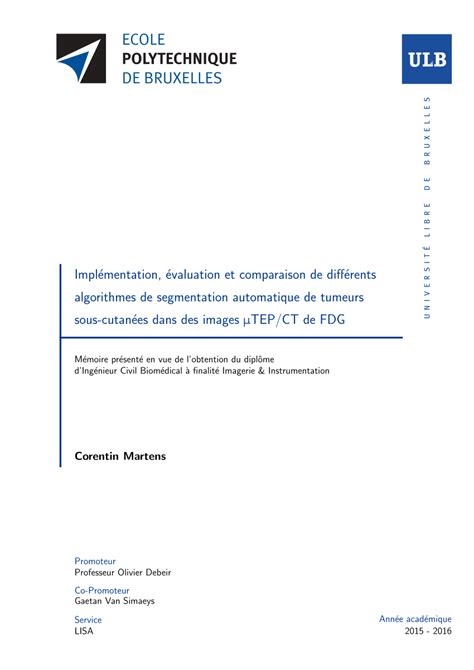 pdf implementation evaluation and comparison of automatic segmentation algorithms applied to