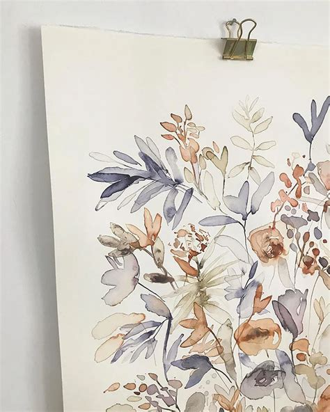 Watercolor Flower Painting Ideas For Beginners Beautiful Dawn