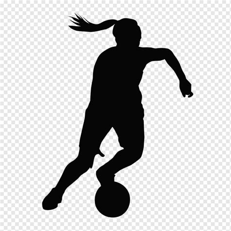 Silhueta De Jogador De Futebol Feminino Png PNGWing