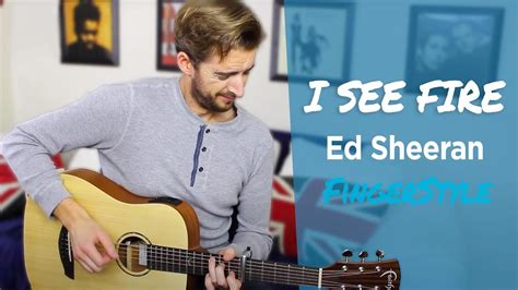 Ed Sheeran I See Fire Fingerstyle Guitar Lesson Tutorial By Andy