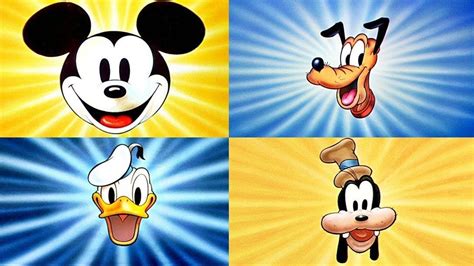 Mickey Donald Goofy Cartoon