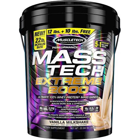Buy Muscletech Mass Tech Extreme 2000 18Serv 10KG Arab Flex