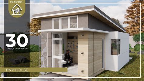 Plano De Tiny House De 30m2 4 5x7m Cuanto Cuesta Construir Una
