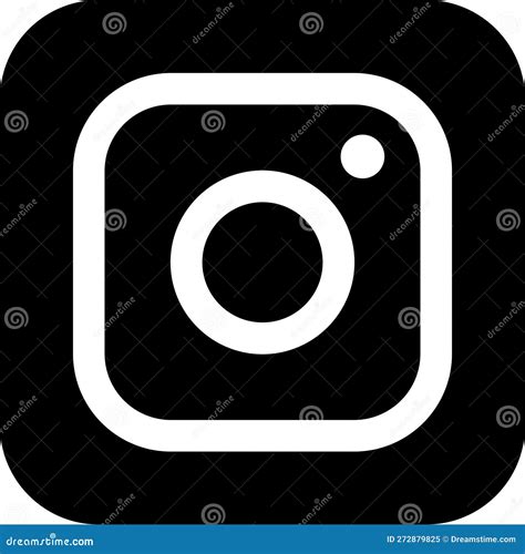 Instagram Logo Insta Realistic Social Media Icon Logotype On A