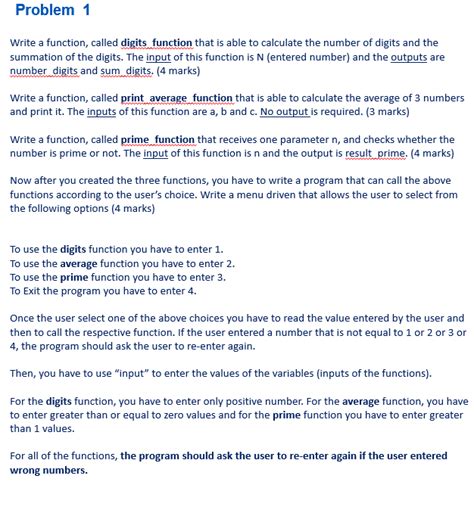 solved problem 1 write a function called digits function