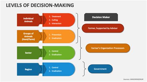Levels Of Decision Making PowerPoint Presentation Slides PPT Template