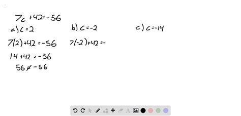 solved in the following exercises determine whether each number is a solution of the given