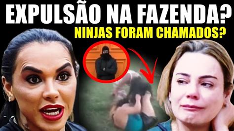 SIMIONI DÁ TAPA na CARA de RACHEL em A FAZENDA NINJAS SÃO CHAMADOS