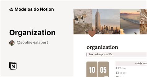 Galeria De Modelos Do Notion Organization