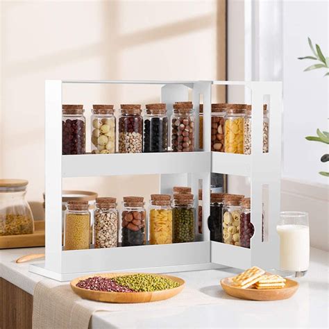 Jual Rak Tempat Bumbu Dapur Kosmetik Makeup Plastik Serbaguna