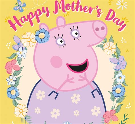 Tarjetas de Peppa Pig para el Día de las Madres 5 diseños bonitos para