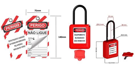 Kit Bloqueio Disjuntor El Trica Nr Nr Loto Sqa Instala O E