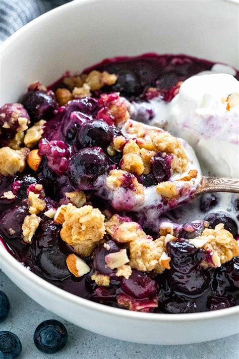 Easy Blueberry Crisp Jessica Gavin