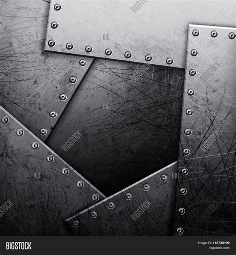 Metal Texture Rivets Image Photo Free Trial Bigstock