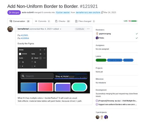 Flutter Merge On Twitter Add Non Uniform Border To Border By