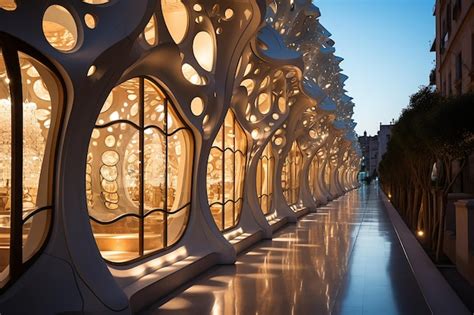 Premium AI Image Architectural Marvel Casa Mil La Pedrera Barcelona