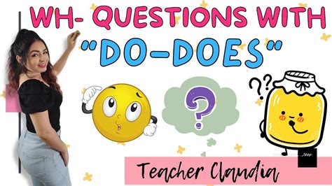 WH Questions Con DO DOES Preguntas Con WH En Presente Simple YouTube