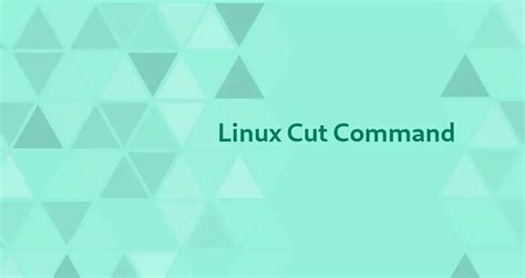 Cut Command In Linux