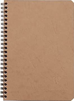 Clairefontaine 78536C Un Carnet à Spirale Tabac A5 14 8x21 cm 100