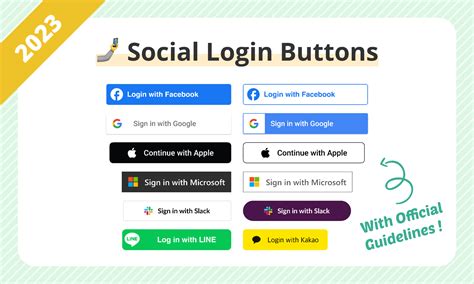 Social Login Buttons Figma Community