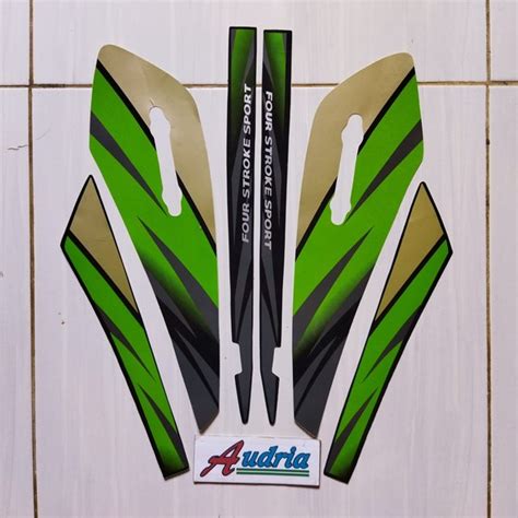 Jual Striping Sticker Motor Honda GL Max 1996 Hijau Di Lapak Audriashop