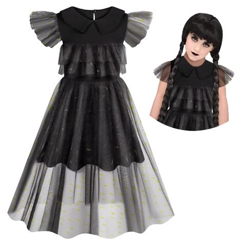 Wednesday Addams Strój Sukienka Cosplay przebranie 13627247837