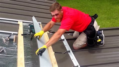 Standing Seam Metal Roof Installation Over Shingles 601 212 5433 YouTube