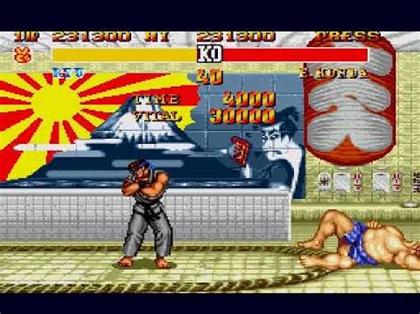 Ryu Strategy Defeating E Honda On Hardest Difficulty Street Fighter