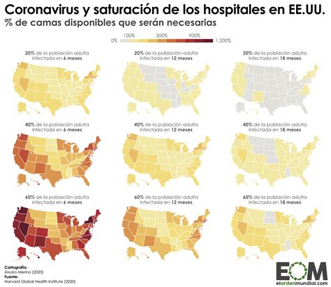 La Saturaci N Hospitalaria Por Coronavirus En Estados Unidos Mapas De