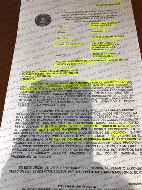 En 2018 solicitaron orden de aprehensión contra Félix Salgado por