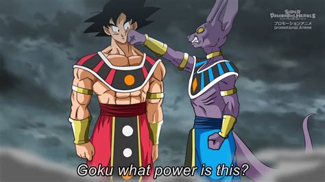 Beerus See Goku Become The New God Of Destruction Dragon Ball Hakai