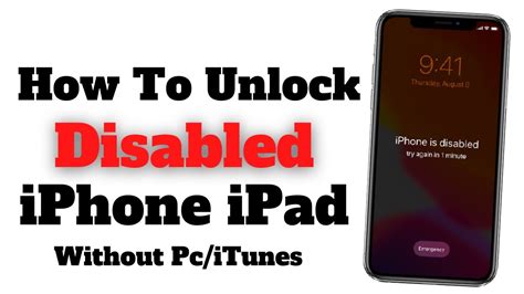 IPhone Is Disabled Connect To ITunes How To Unlock Disable IPhone