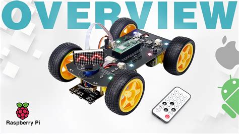 Freenove 4WD Car Kit For Raspberry Pi Pico W Compatible With Arduino