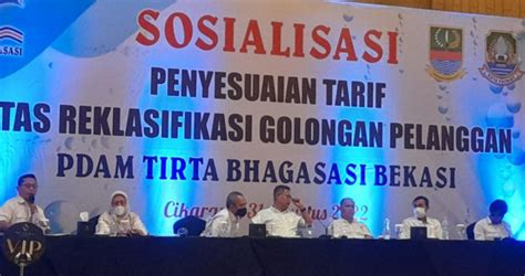 Inilah Skema Penyesuaian Tarif Baru Pelanggan Pdam Tirta Bhagasasi