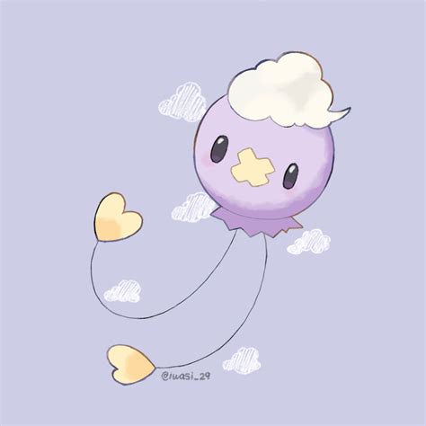 Drifloon Pokemon Drawn By Iwasi Danbooru