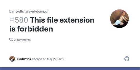 This File Extension Is Forbidden Issue 580 Barryvdh Laravel Dompdf