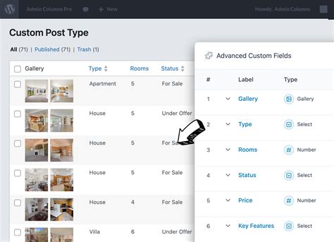 Advanced Custom Fields Admin Columns