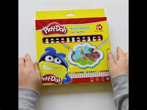 PLAYDOH KIRTASİYE KEÇELİ KALEM YouTube