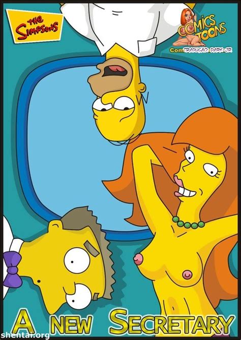 A Nova Secretária De Homer Hentai HQ Porno