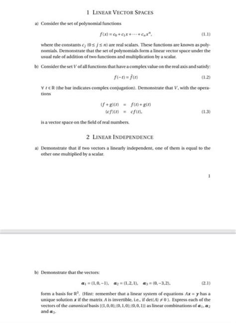solved a consider the set of polynomial functions