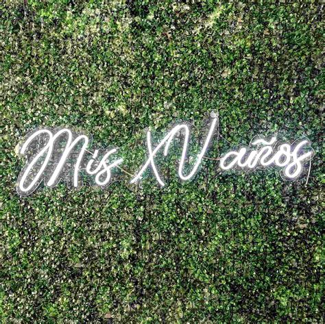 Letrero Led Neon Mis Xv Anos Mebuscar M Xico