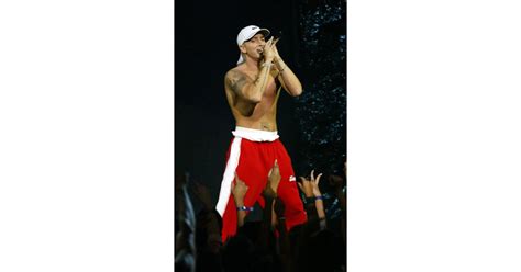 Eminem Stripped Down To Show Off His Shirtless Body In