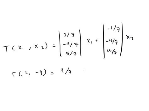 solved consider the basis v1 v2 for r where t 2 4 and v2 1 3 and let t r”→ r be a
