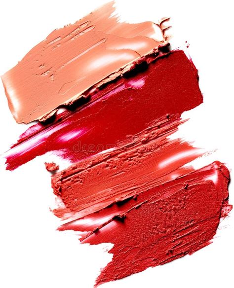 Paleta De Colores Del Lápiz Labial Los Labios Se Cierran Para Arriba