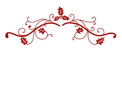 Red Christmas Elegant Frame Png