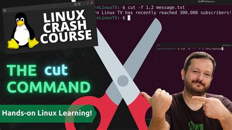 Linux Crash Course The Cut Command Youtube