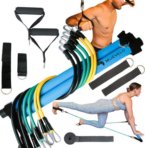 Amazon Pilates Bar Kit With Resistance Bands Squat Bar And