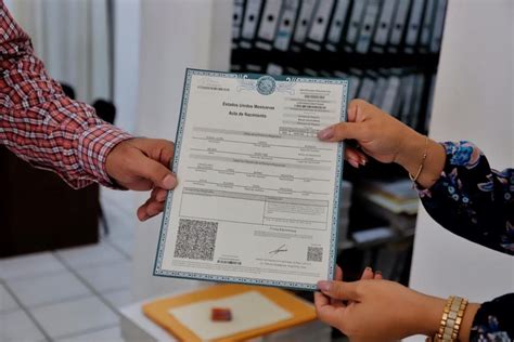 Así puedes imprimir tu acta de nacimiento desde casa